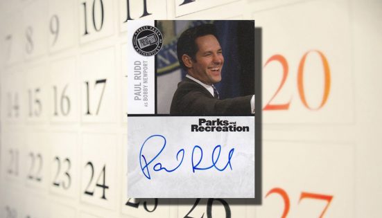 The Daily: 2013 Press Pass Parks and Recreation Paul Rudd Autograph ...
