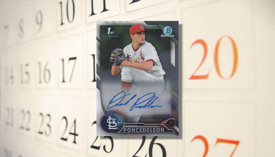 The Daily: 2016 Bowman Chrome Daniel Poncedeleon Autograph - Beckett News