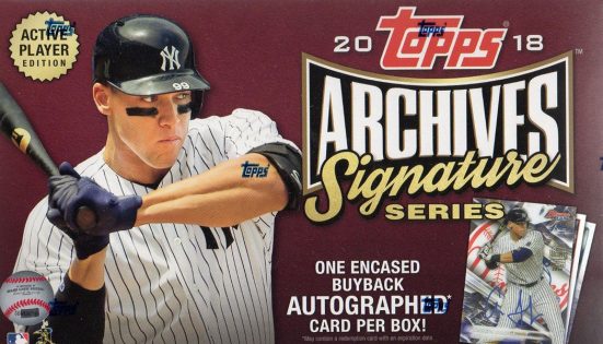 2018 Topps Archives Signature Series Baseball: Active Player Edition ...