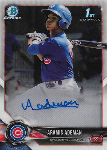 2018 Bowman Chrome Autographs, Checklist, Prospect Info