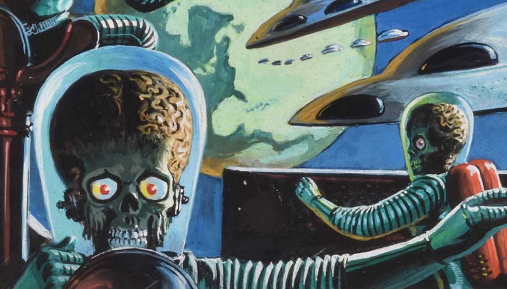 Vintage Mars Attacks Cards Brought to Life