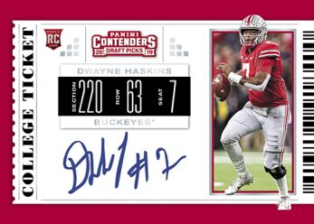 2019 Panini Contenders Draft Picks Football Cards Checklist, Details