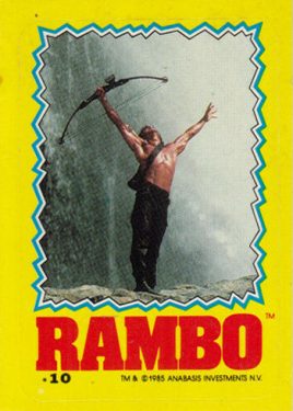1985 Topps Rambo: First Blood Part II Trading Cards Checklist, Details