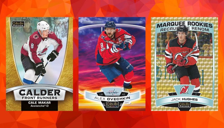 2020-21 O-Pee-Chee Platinum Hockey Checklist, Team Set Lists, Box Info