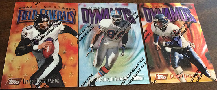 1997 Topps Finest Series 1 Football Cards Box Break and Breakdown