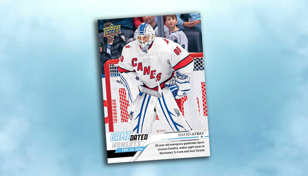David Ayres Gets Hockey Card from Upper Deck, Young Guns RC Coming