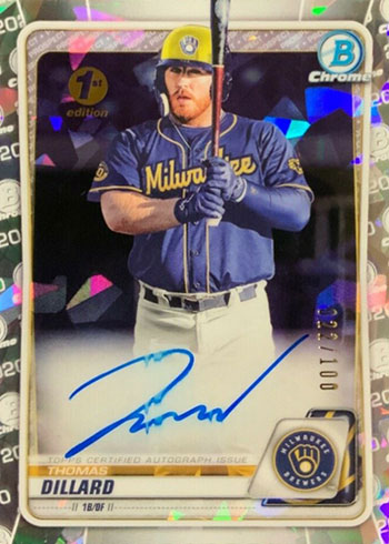2020 Bowman 1st Edition Baseball Checklist, Team Set Lists, Details