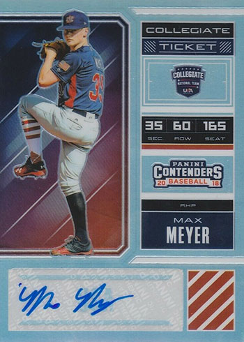 2020 MLB 1st Round Draft Picks Baseball Card Breakdown