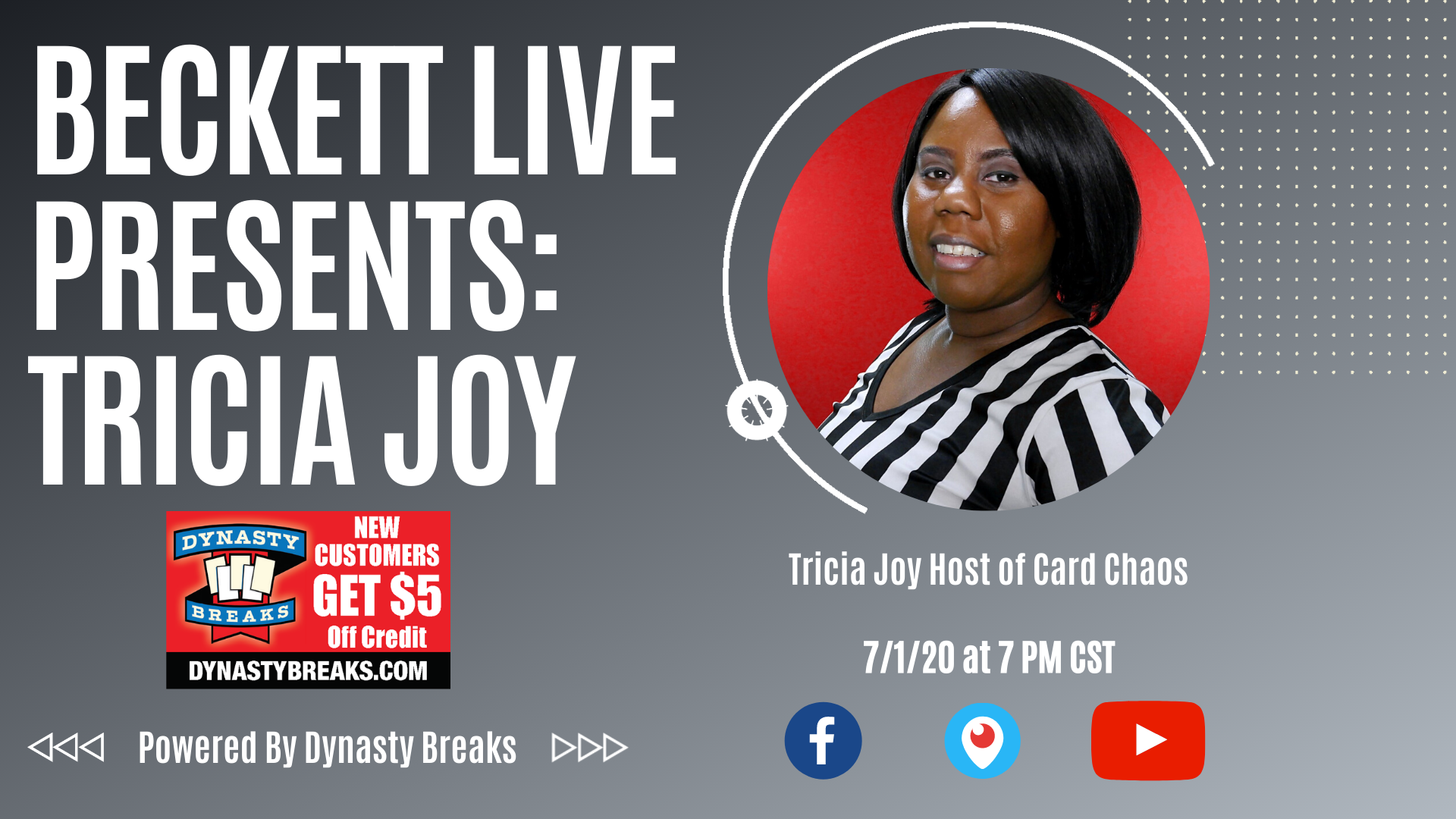 Beckett Live Presents - Tricia Joy - Beckett News