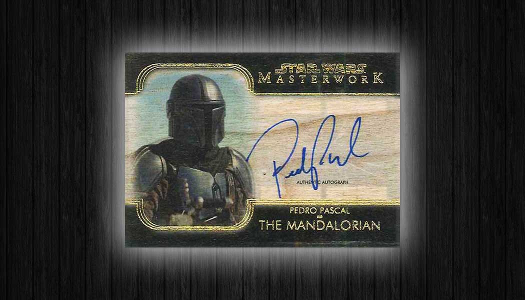 Pedro Pascal Autographs in 2020 Topps Star Wars Masterwork