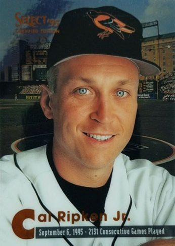 Cal Ripken Jr.'s 2,131 Consecutive Games Record on Baseball Cards