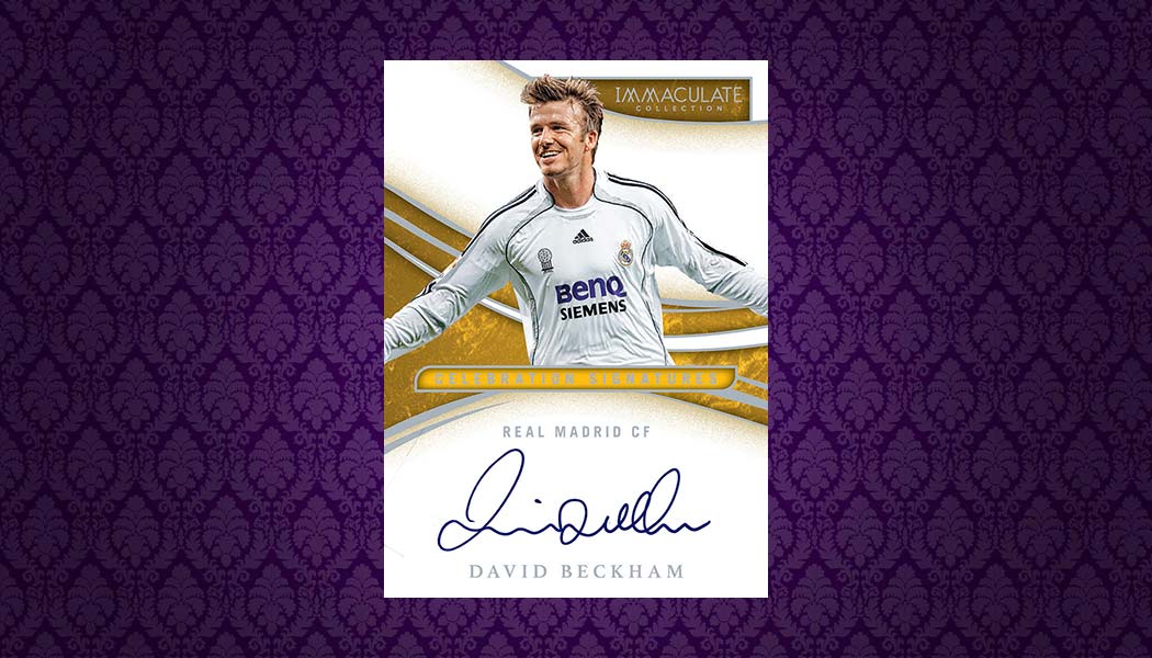 David Beckham, Panini Sign Exclusive Autograph, Memorabilia Agreement