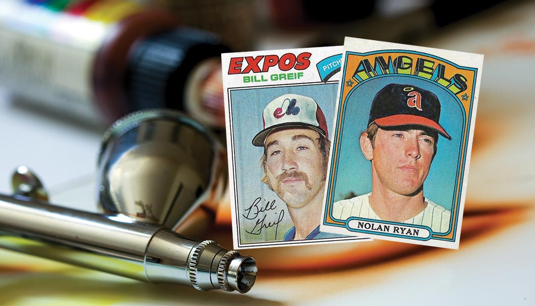 Brushing Up On History: Airbrushed 1970s Topps Baseball Cards