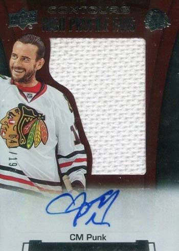 CM Punk Featured on First Upper Deck AEW Card, Available on e-Pack