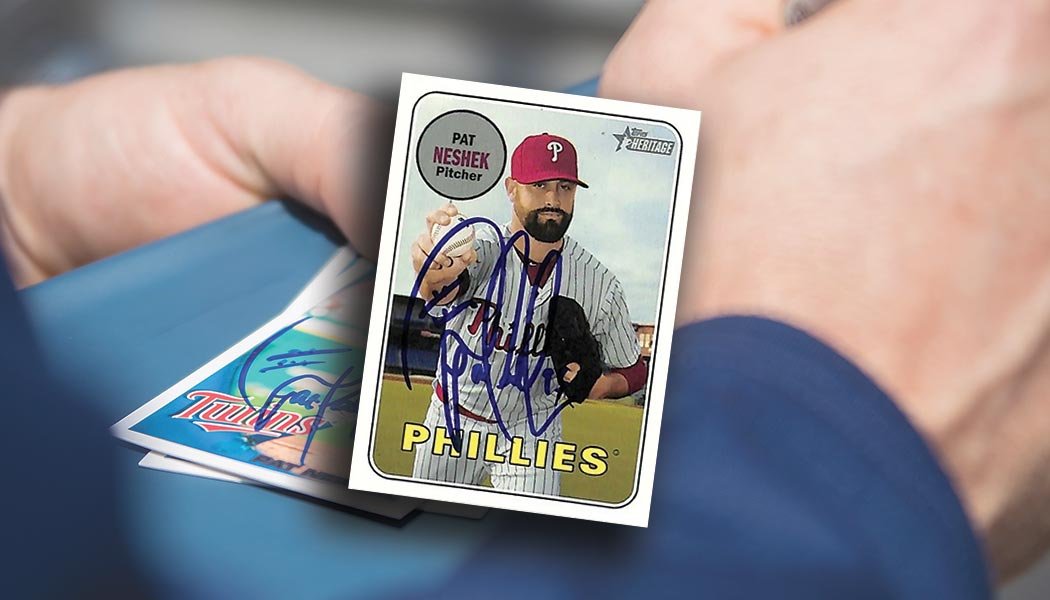 Pitcher Pat Neshek Is an Autograph Collector, Too. And He's Got a Deal ...