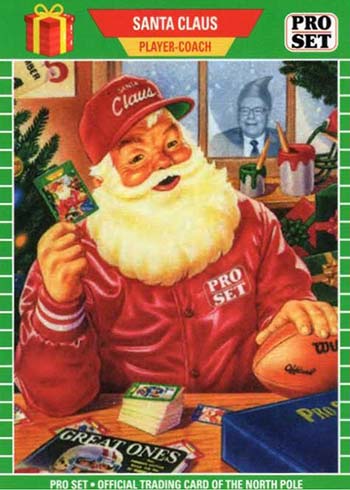 2021 Pro Set Santa Claus Checklist, Details, Print Run