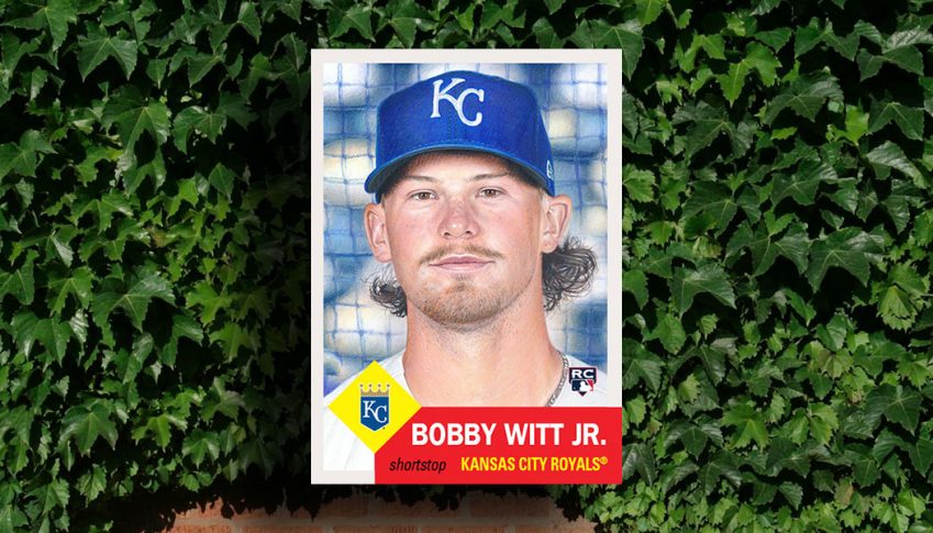 Meet Jared Kelley, the New Topps Living Set Baseball Artist