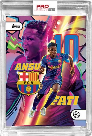 Topps Project22 UEFA Checklist, Artist Info, Print Runs, Details
