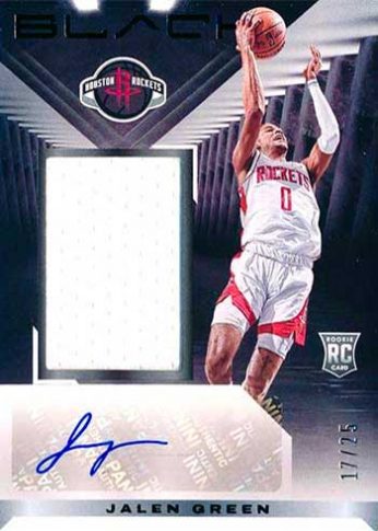 2021-22 Panini Black Basketball Checklist, Team Set Lists, Box Info