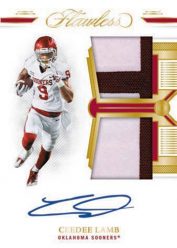 2022 Panini Flawless Collegiate Football Checklist, Hobby Box Info
