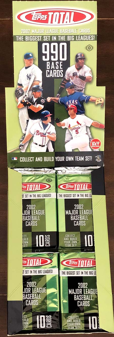 2002 Topps Total Baseball Box Break, Review and Breakdown