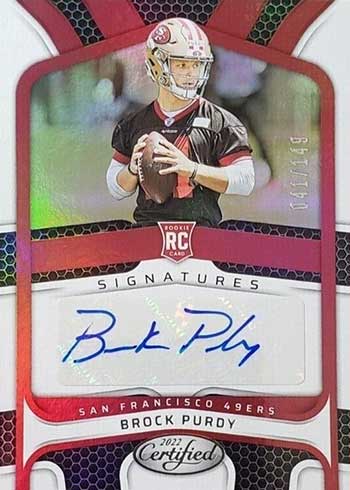 Brock Purdy Rookie Card Guide, Autographs and Collegiate Cards