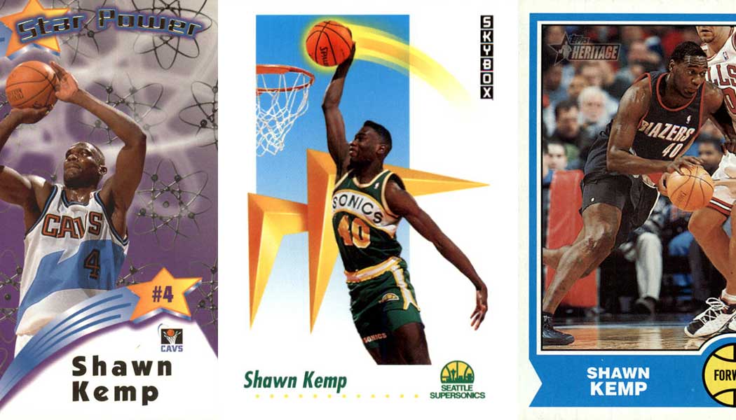 10 Great Shawn Kemp Cards That Tell the Story of His Career