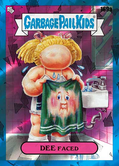 2022 Topps Chrome Sapphire Garbage Pail Kids Checklist, Details