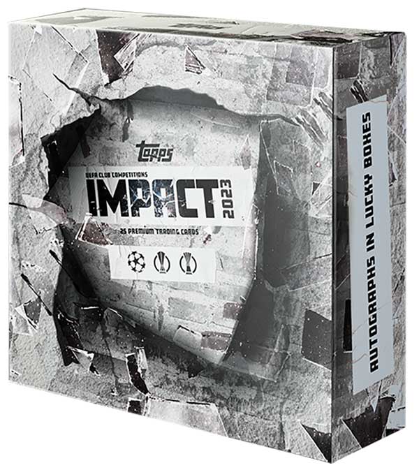 2023 Topps Impact UEFA Club Competitions Checklist, Box Info