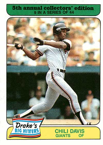 1985 Drake's Baseball Checklist, Box Set Details