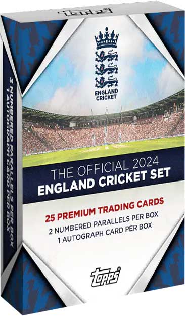 2024 Topps England Cricket Checklist, Box Info, Release Date