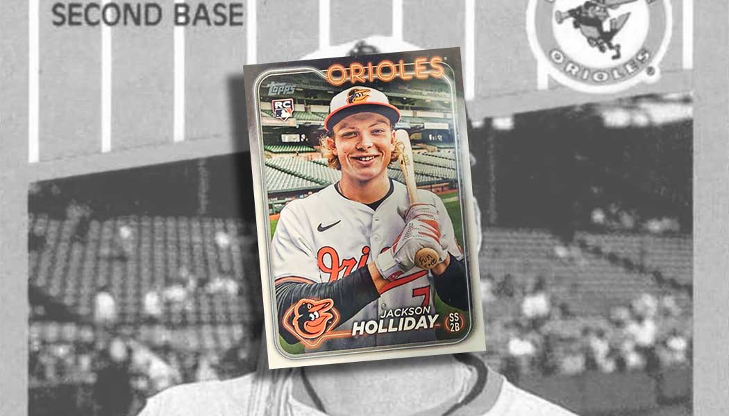 Jackson Holliday Puts on a Fun Face for 2024 Topps Series 2 SP