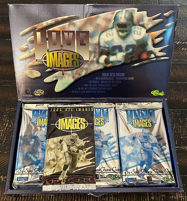 1995 Classic Images Live Football Box Break, Review, Breakdown