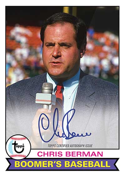 2024 Topps x Chris Berman: Boomer's Baseball Checklist, Box Info
