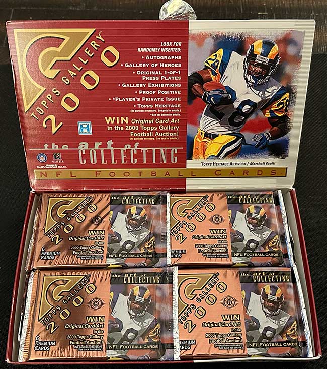 2000 Topps Gallery Football Box Break, Review and Breakdown