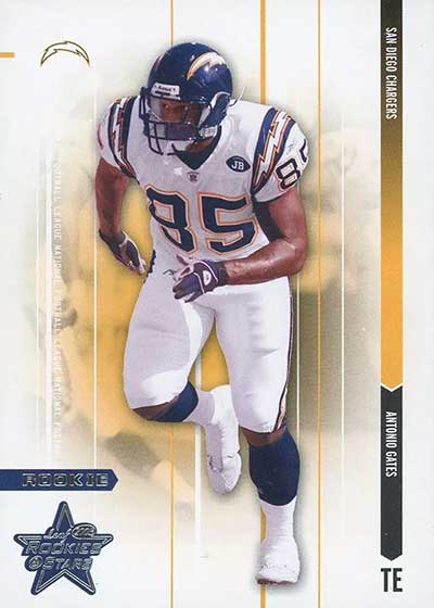 Antonio Gates Rookie Card Guide and Checklist