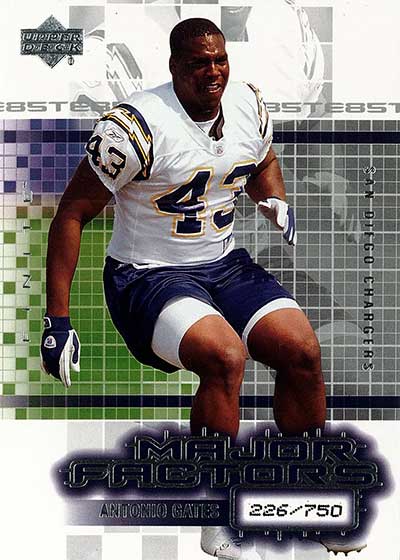 Antonio Gates Rookie Card Guide and Checklist