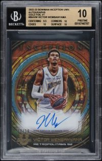 Graded: 2022-23 Bowman Inception University Auto #BIAVW Victor ...