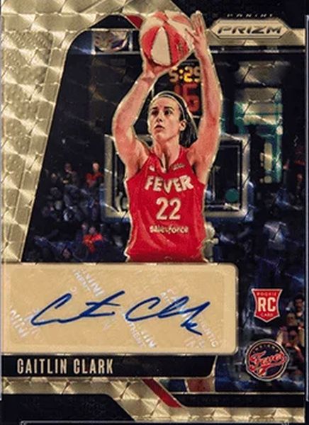 Caitlin Clark 2024 Panini Prizm Signatures Sells for Record $366,000 ...