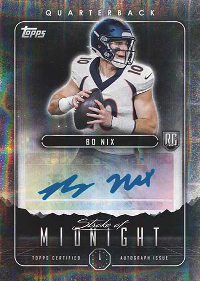 2024 Topps Midnight Football Checklist, Team Sets, Box Info