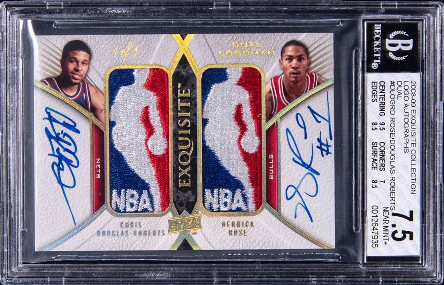 Rare 2008 Exquisite Dual Logo Auto Yao Ming and Tracy McGrady card gets ...
