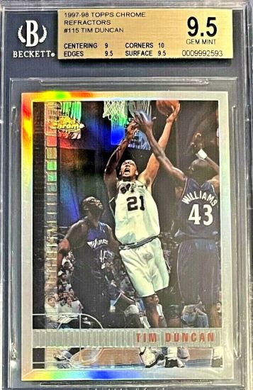 Top 5 Most Valuable Tim Duncan Rookie Cards - Beckett News