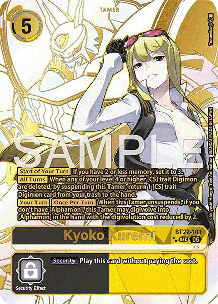 Digimon Card Game Cyber Eden Checklist: Full Card List for BT-22 ...