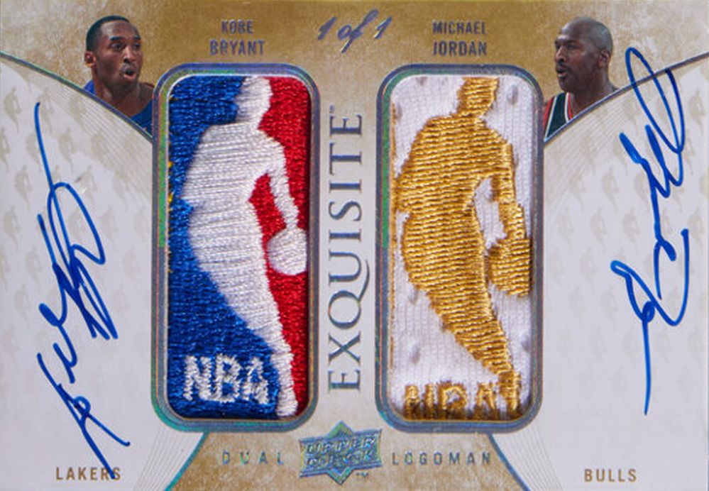 Michael Jordan and Kobe Bryant Logoman Card Sets Auction Record at $12. ...