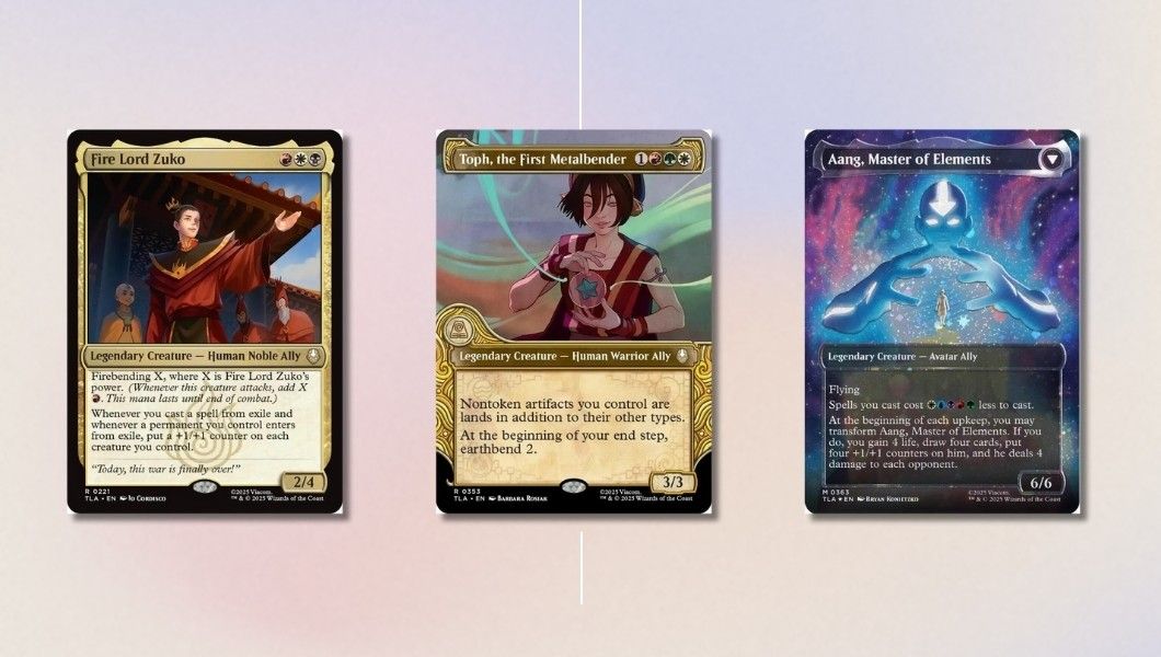 The Top Three Commanders in The New Magic: The Gathering Avatar Set ...