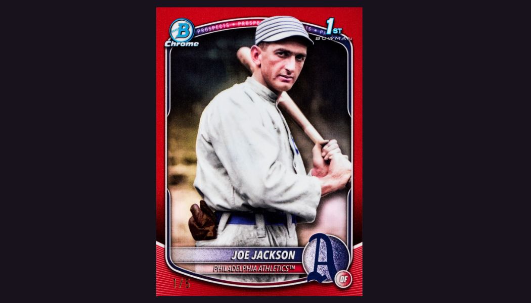 Topps to Issue Its First-Ever Shoeless Joe Jackson Baseball Card ...