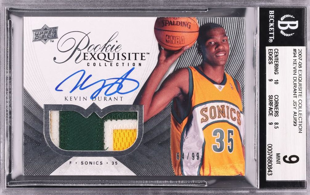Kevin Durant Rookie Cards Continue to Soar in Value - Beckett News