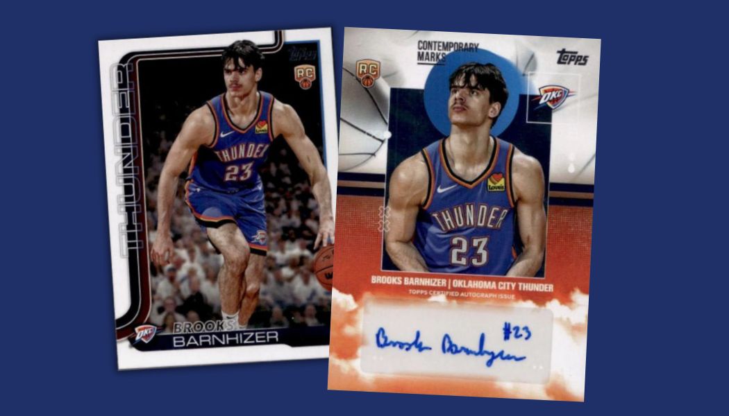 Brooks Barnhizer is First to Wear Topps NBA Rookie Debut Patch