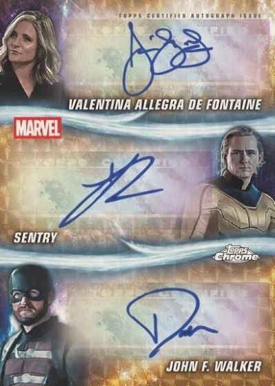 2025 TOPPS CHROME MARVEL STUDIOS 2 HOBBY BOX 4 RANDOM AUTO CHARACTER ...