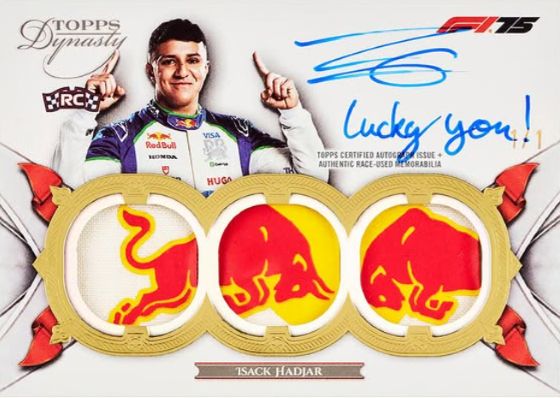 2025 Topps Dynasty Formula 1 Checklist, Box Info, Release Date
